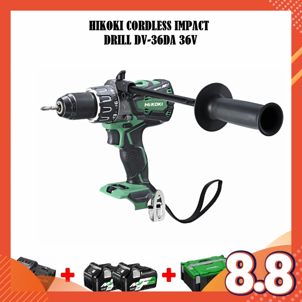 HIKOKI CORDLESS IMPACT DRILL DV-36DA | Shopee Malaysia
