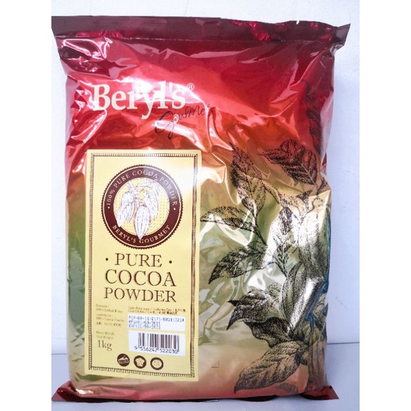 Beryl's Gourmet Pure Cocoa Powder 1kg (Classic) Serbuk Koko 100% Cocoa ...