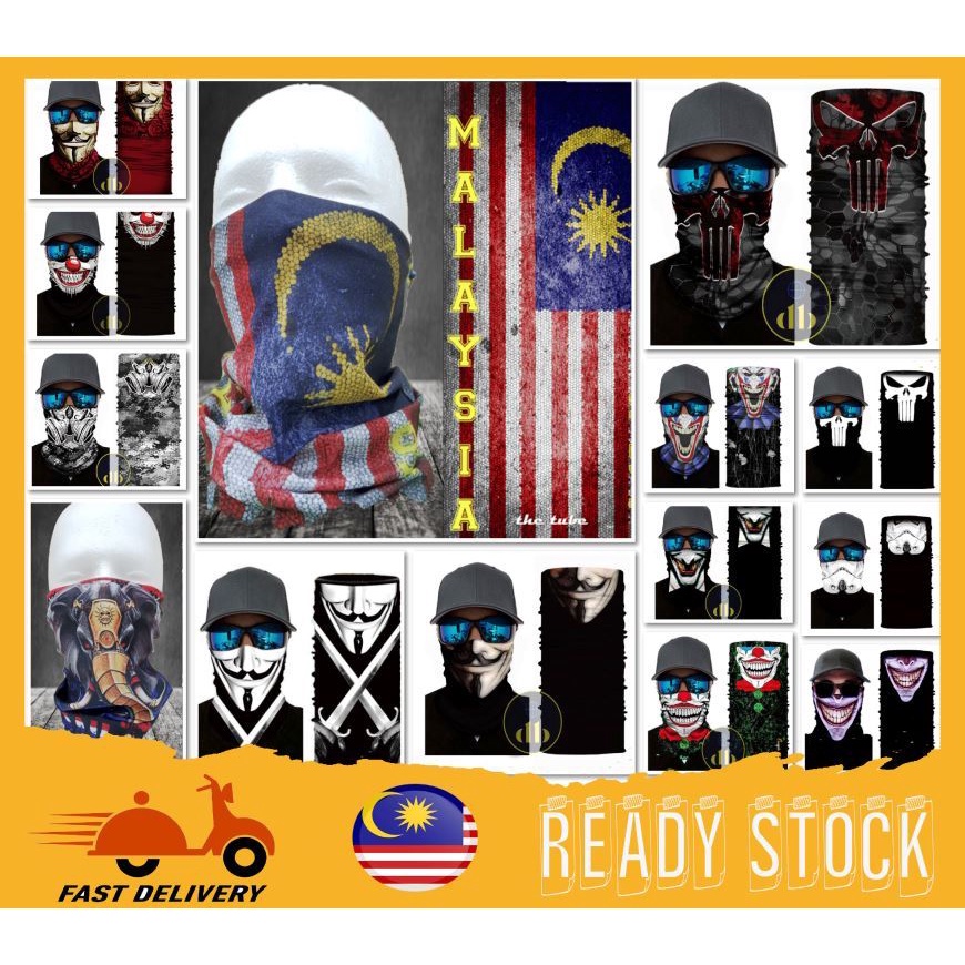 Malaysia Buff Bandana Topeng Muka Joker Half Face Mask | Shopee Malaysia