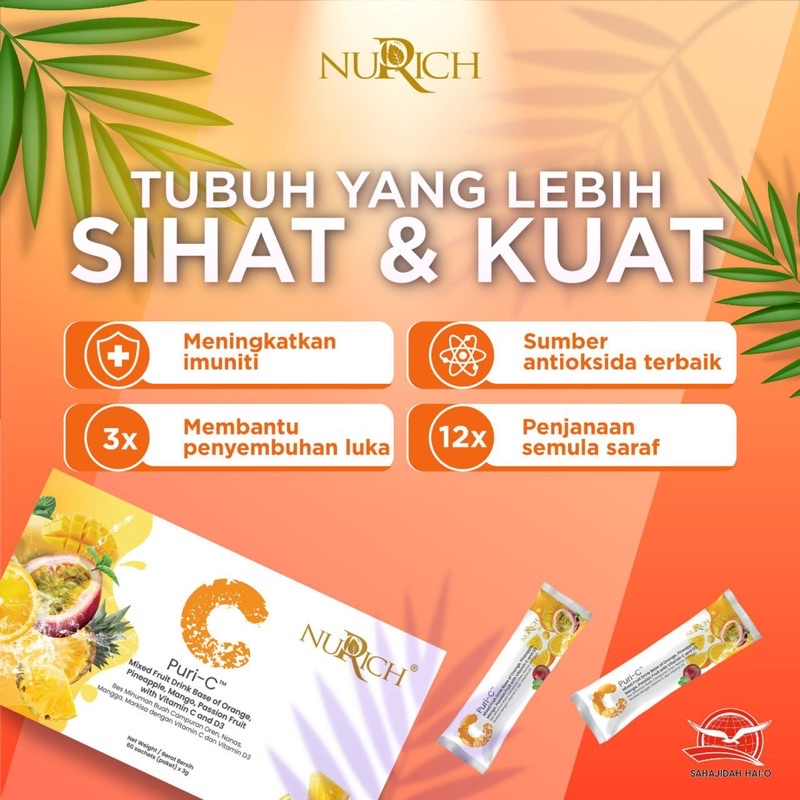 Vitamin C. Rasa Puri-C yang sedap | Shopee Malaysia
