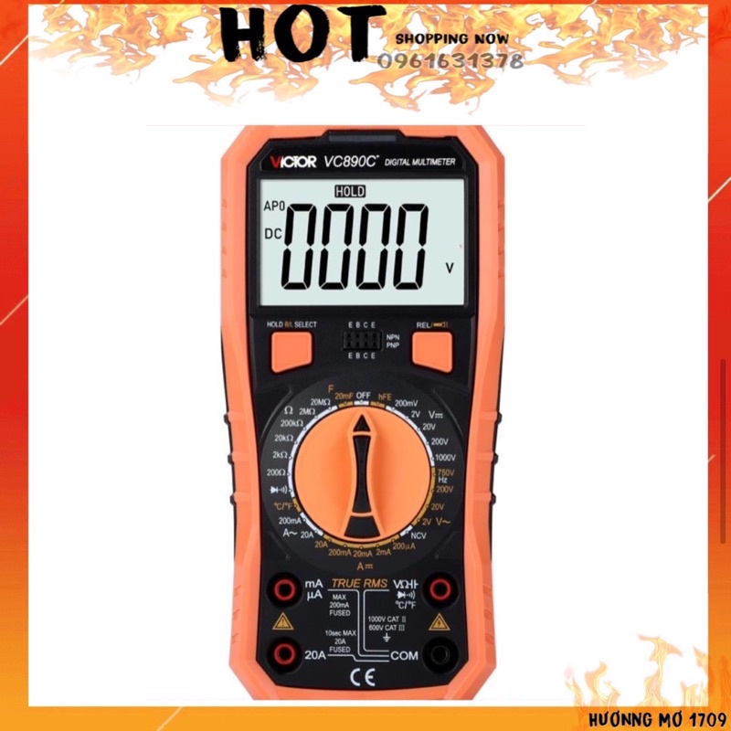 Victor VC890D Multimeter (VC890C+) | Shopee Malaysia