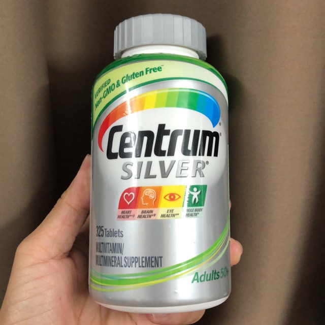 Centrum Silver Adults 50+ 325 capsules - Vitamin supplement for Men and ...