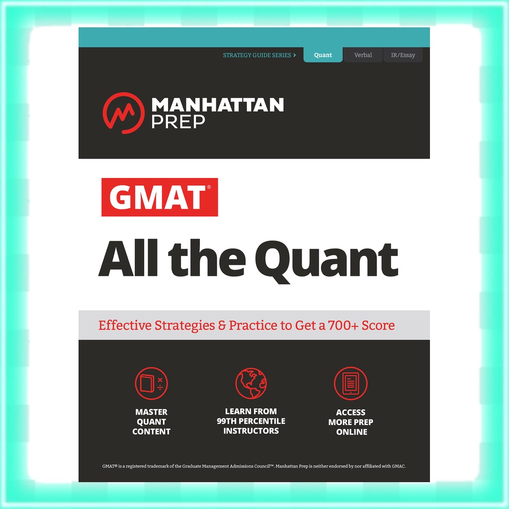 [PHOTOCOPY] Gmat all the quant the definitive guide to the quant ...