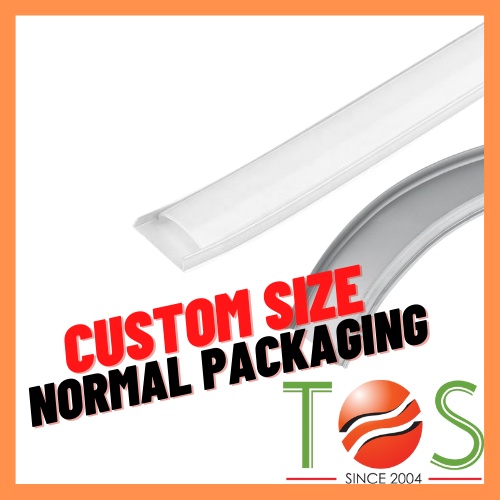 LUMY【0.5M/1M/1.5M/2M】U Shape Bendable LED Light Strip Aluminium Profile ...