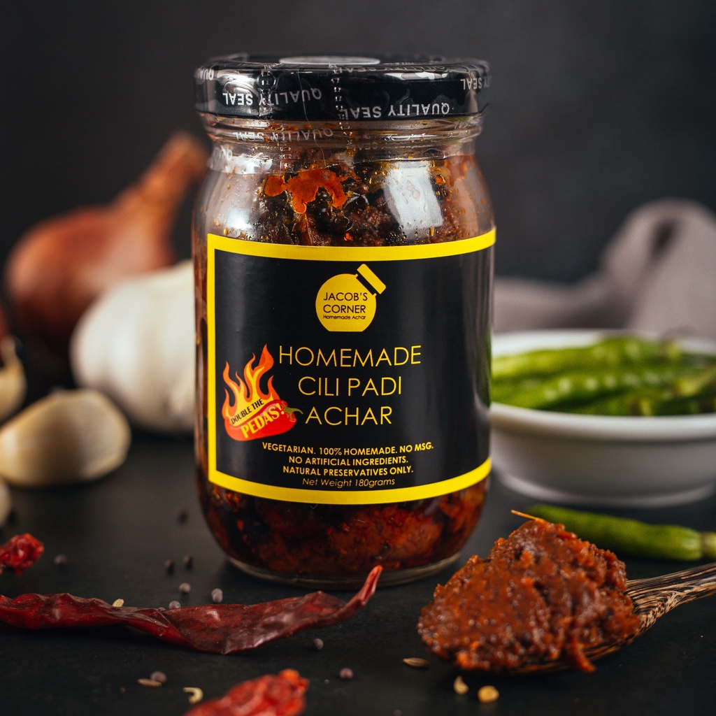 Homemade Cili Padi (Super Xtra SPICY) Achar | Jacob's Corner Achars ...