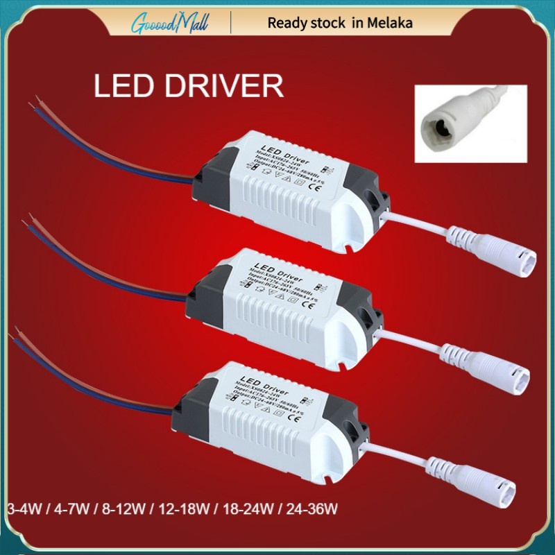 Led Driver 18w 12w 24w Power Supply For Led Panel Light Led Ballast Led ...