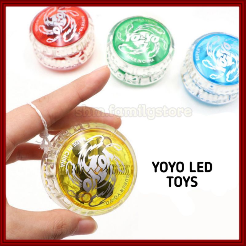 LED Big Light YoYo Toy Luminous yoyo Kids String Control Creative ...
