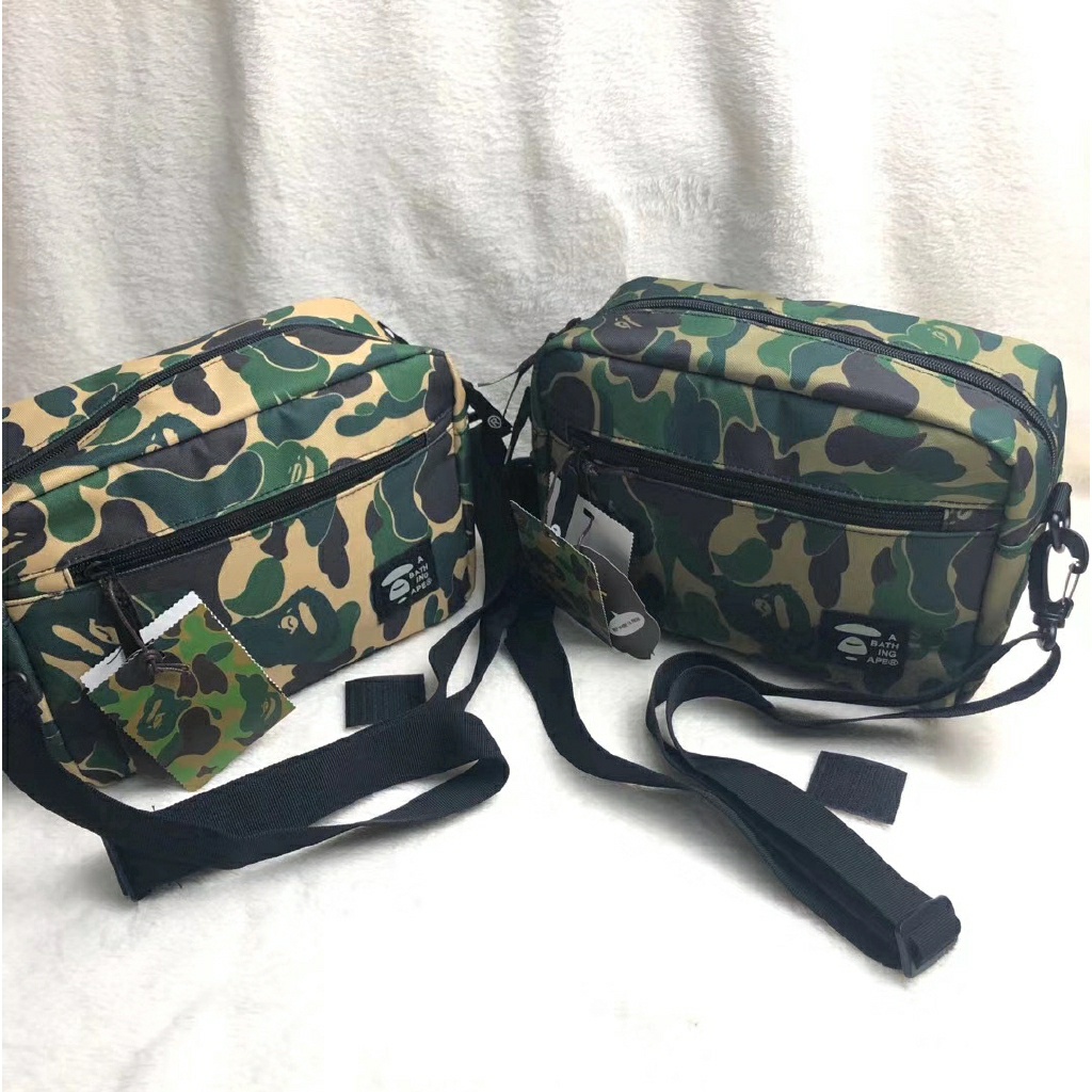 A BATHING APE /BAPE /AAPE CAMO PORCH BAG/ POUGH BAG/waist bag ...
