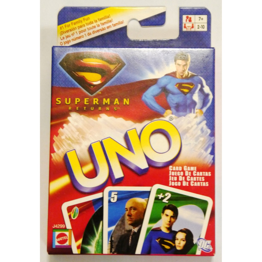 (💯 % Original) Mattel Superman Returns UNO Card Game | Shopee Malaysia