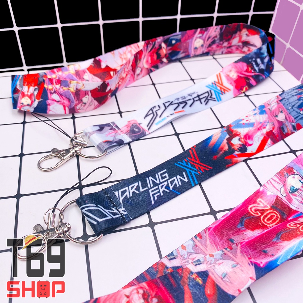 Darling in the FRANXX anime name tag strap/strap keychain | Shopee Malaysia