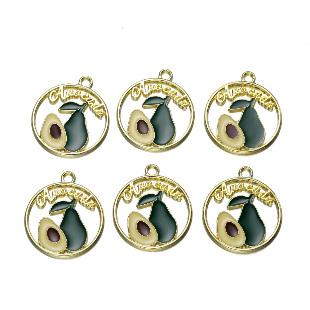 5 Pcs Alloy Enamel Charms Color Charms For Diy jewelry making | Shopee ...