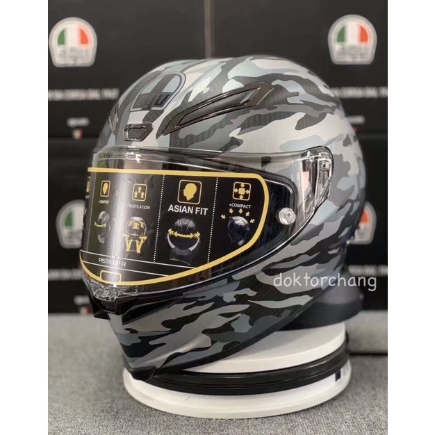Motorcycle Riding Full Face Helmet (Asian Fit) | Shopee Malaysia