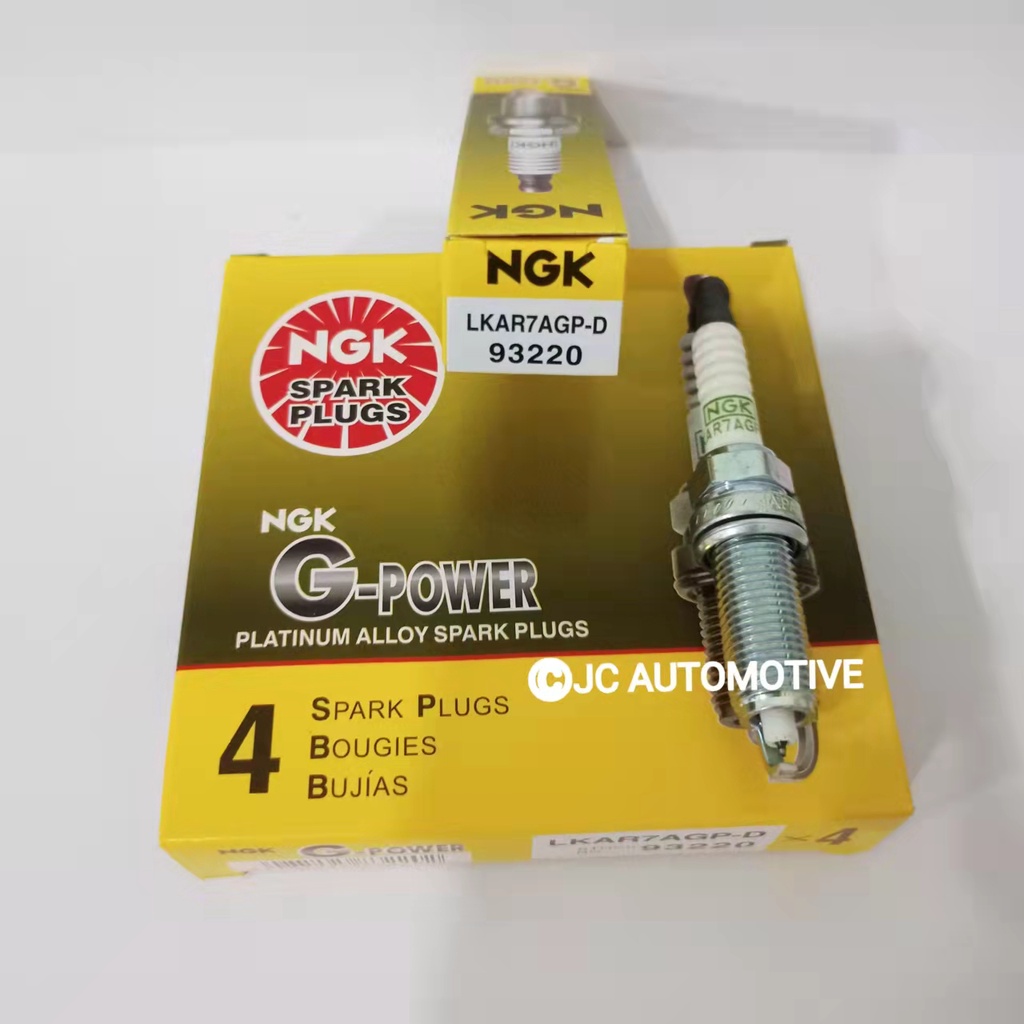 NGK G-POWER Platinum Spark Plug LKAR7AGP-D 93220 IRIZ BEZZA MYVI ALMERA ...