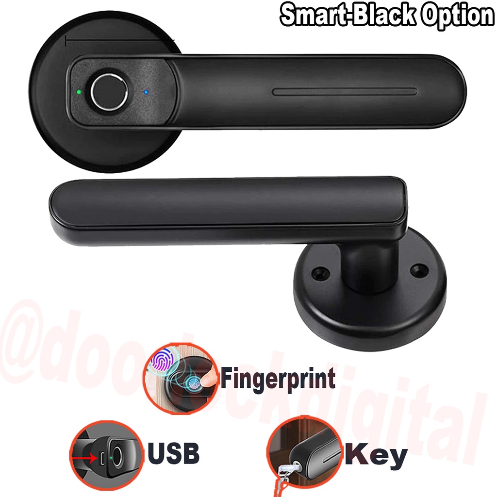 5 Years Warranty TUYA App Fingerprint Smart Door Lock Safety Door Lock ...