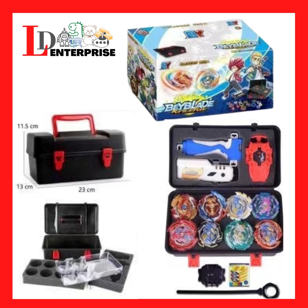 [LD]Beyblade Burst Toy Box Set With Handle Launcher Beybalde Kids Beyblade Toys Boy Gifts ...