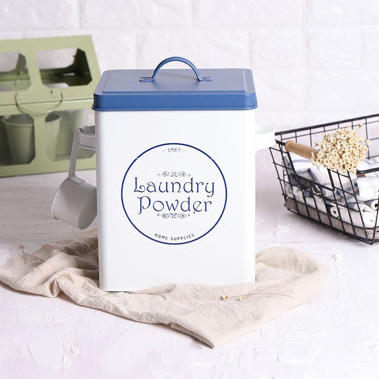 Laundry Powder Canister - White | Shopee Malaysia