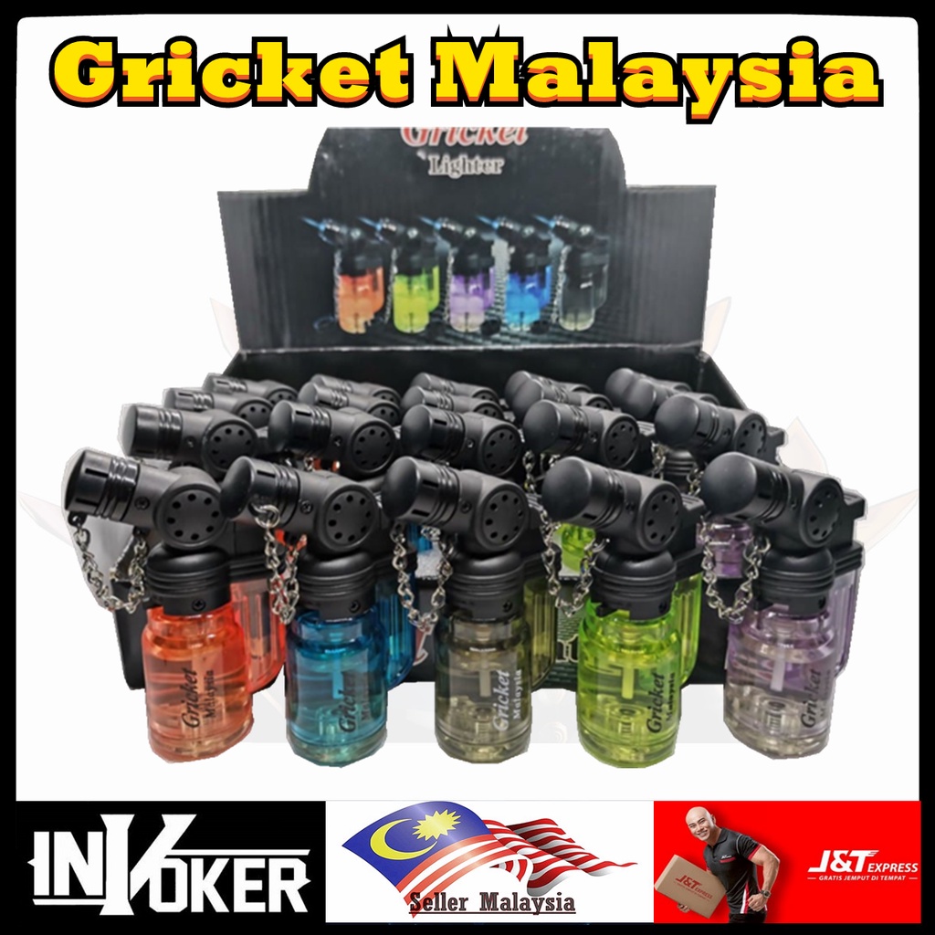 【Short Size】Gricket Windproof Lighter 🔥Refillable lighter 🔥 Pemetik Api ...