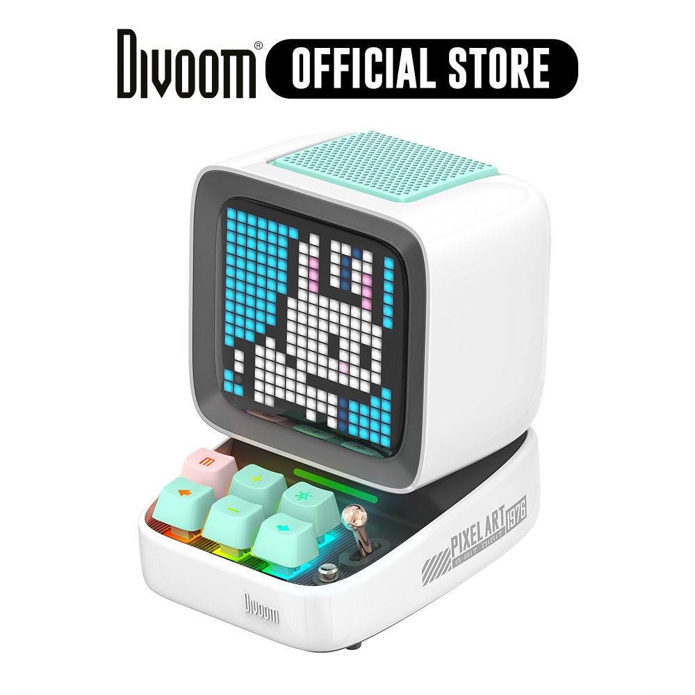 Divoom Ditoo Pro Global Version Pixel Art Bluetooth Speaker - White ...