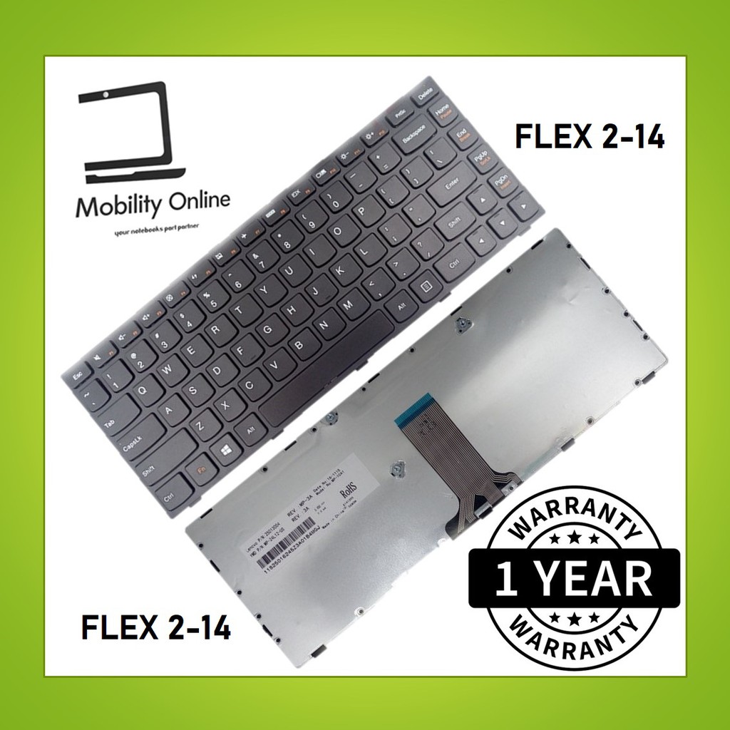 Lenovo FLEX 2-14 Laptop Keyboard | Shopee Malaysia