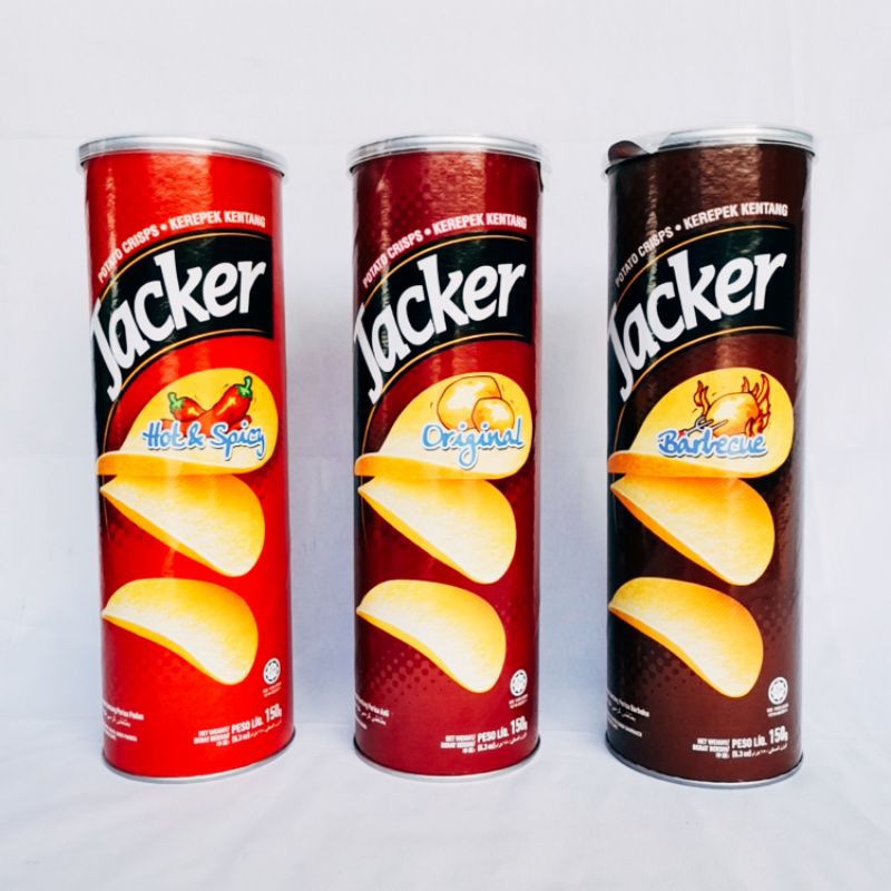 ( READY STOCK ) Jacker Potato Chips Canister 60g / 110g | Shopee Malaysia