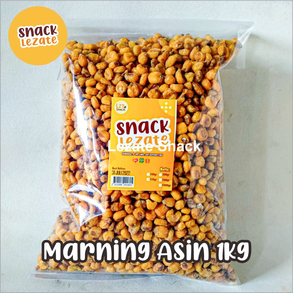 Salted Corn Morning 1KG Kilo Savory Crispy / Salted Morning Corn ...