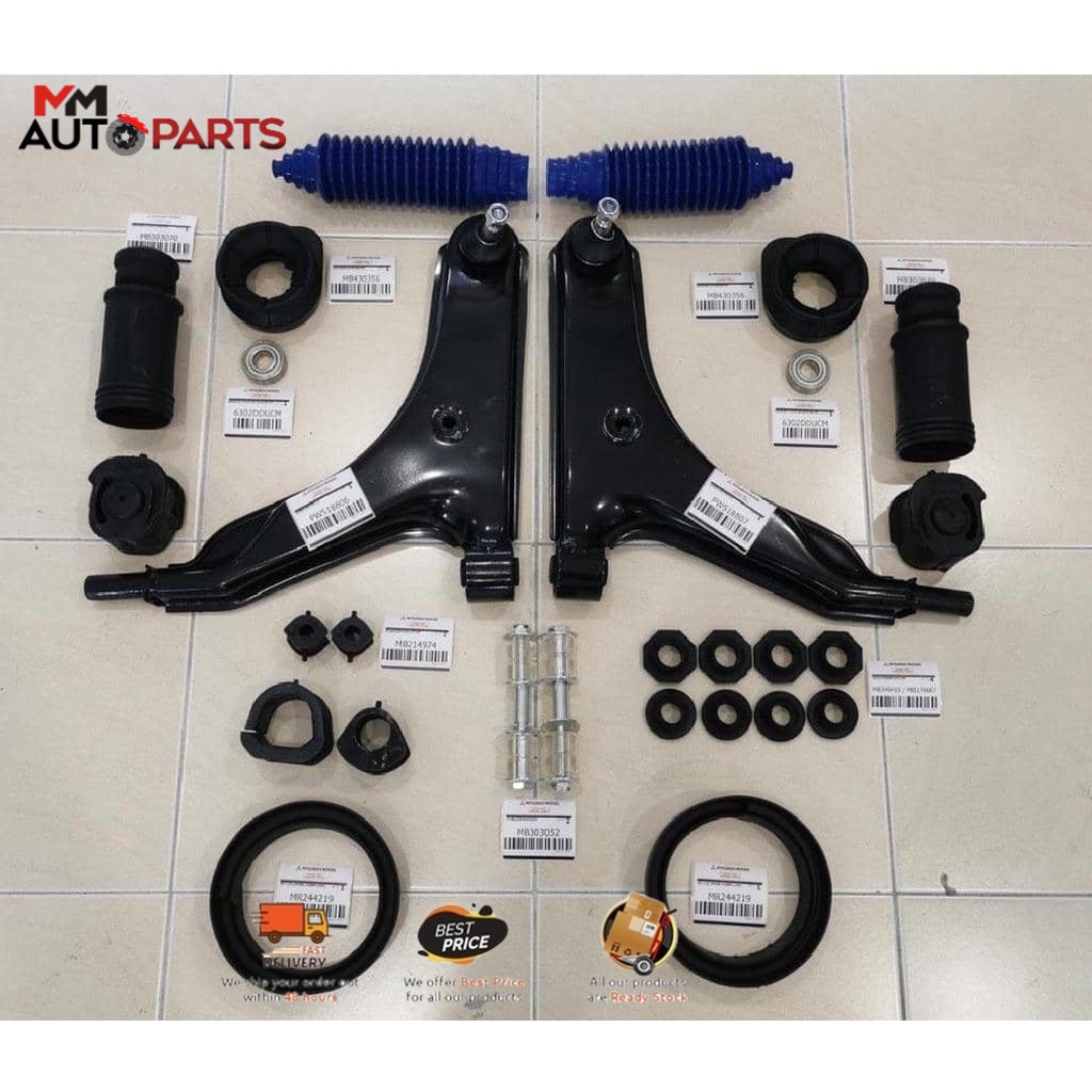 28 ITEM (FULL SET) PROTON SAGA ISWARA FRONT LOWER ARM ABSORBER MOUNTING ...