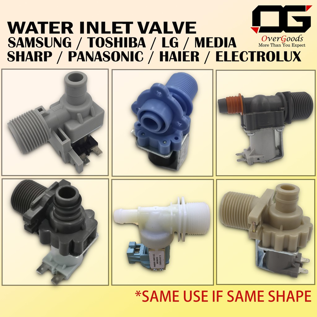 Universal Water Inlet Valve / Inlet Valve Mesin Basuh / Valve Mesin ...