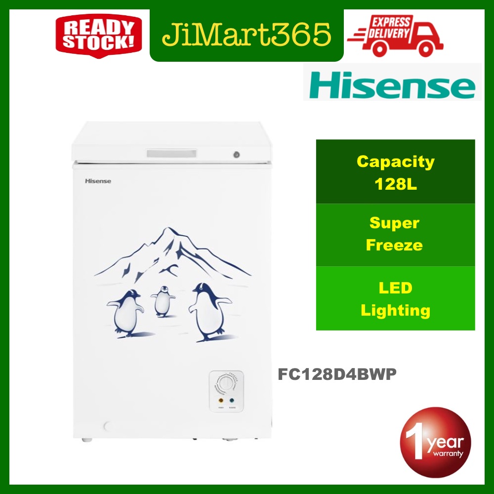 [Free Shipping] Hisense 128L Chest Freezer Mini Deep Freezer FC128 ...