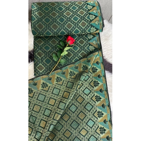 songket tenun bunga penuh exclusive | Shopee Malaysia