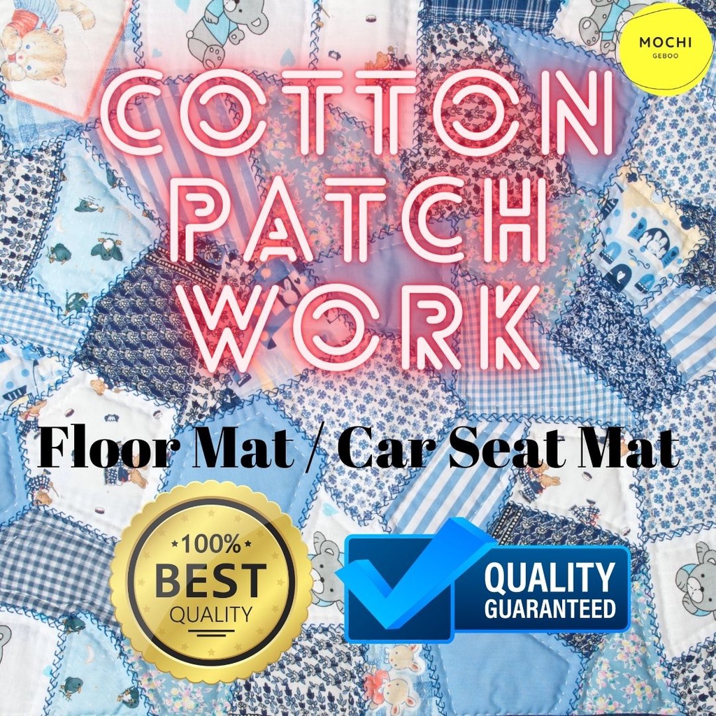 Antislip Patchwork Cotton Floor Mat/Car Seat Mat/Bench Mat/Bathroom Mat ...