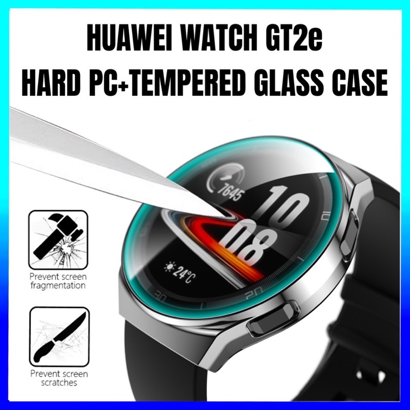 Huawei Watch GT2E Hard PC With Tempered Glass Huawei Watch GT 2e GT2 e ...