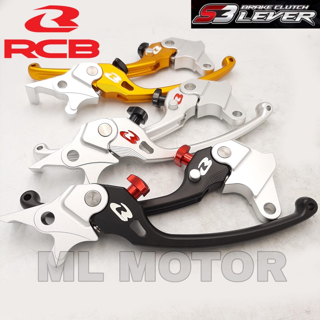Racing Boy RCB Brake Lever S3 Series Set Scooter Edition NVX/ADV150/Vario/Ego Avantiz 100% ...