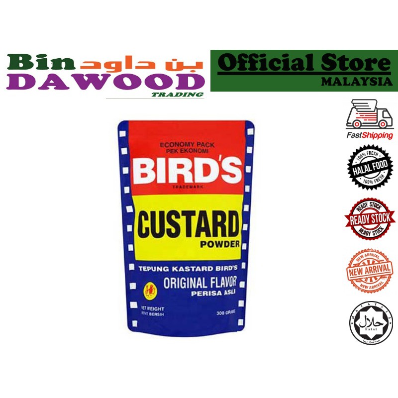 BIRD'S CUSTARD POWDER 300G TEPUNG KASTARD 300G | Shopee Malaysia