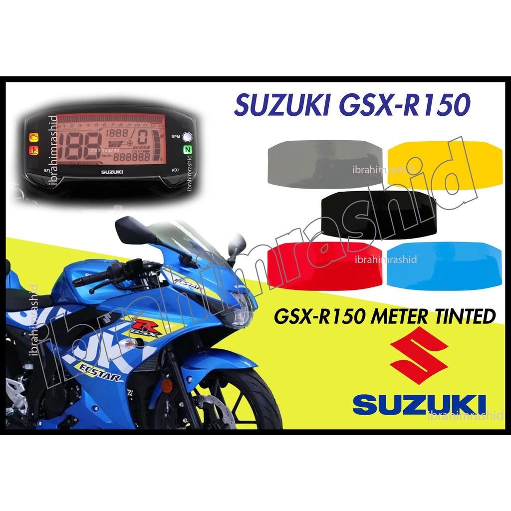 SUZUKI GSXR150 TINTED METER STICKER (SUZUKI GSX-R150 METER TINTED ...
