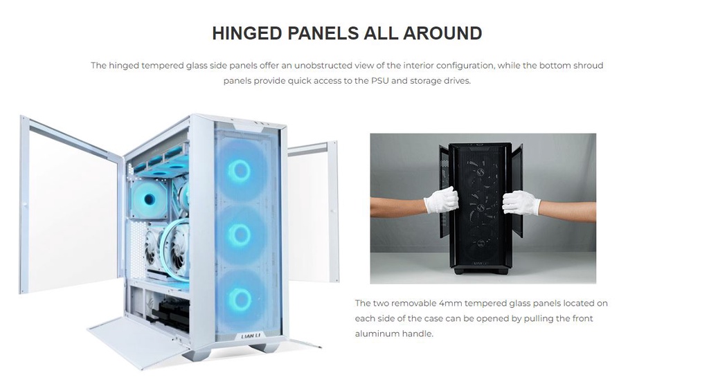 Lian Li Lancool III RGB ATX Gaming Case - Black/White | Shopee Malaysia