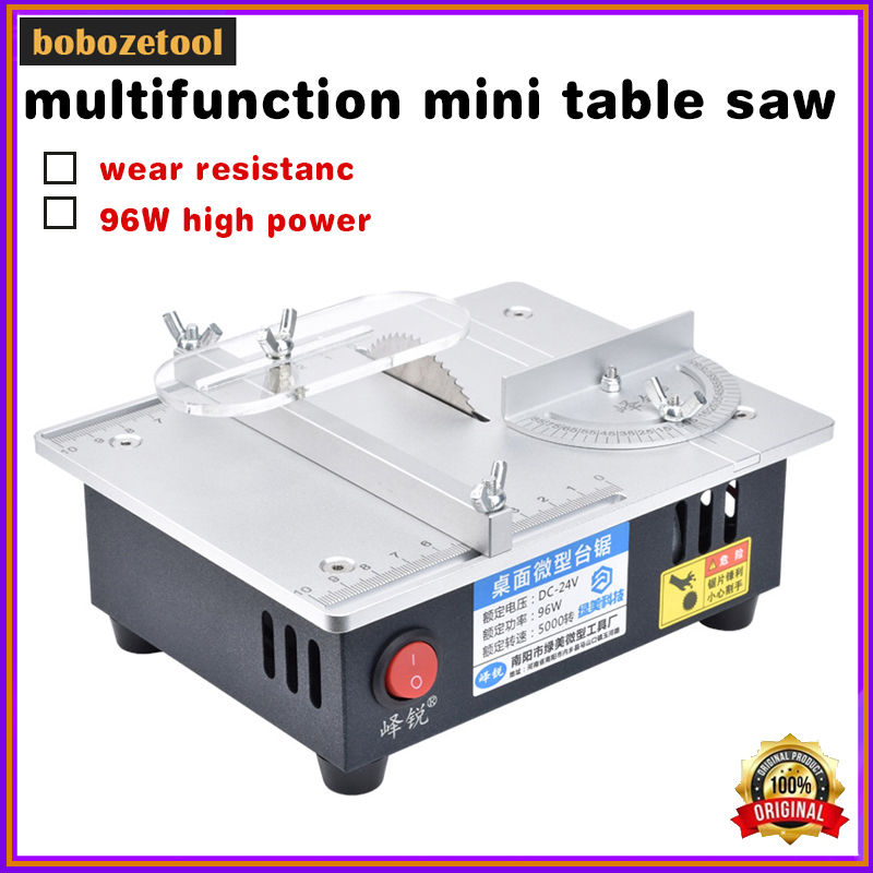 Mini Multifunctional Table Saw Electric Desktop Saw Woodwork Household ...