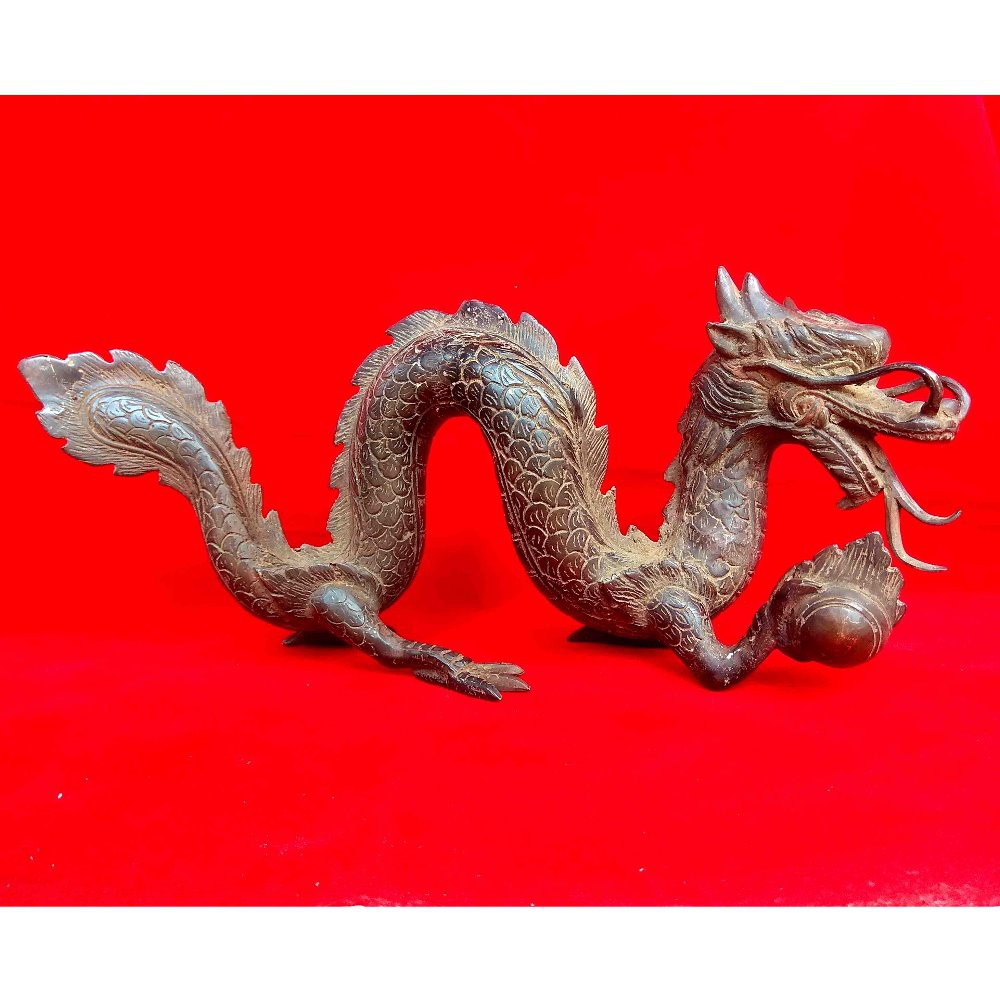 Bronze Liong Dragon Statue | Shopee Malaysia