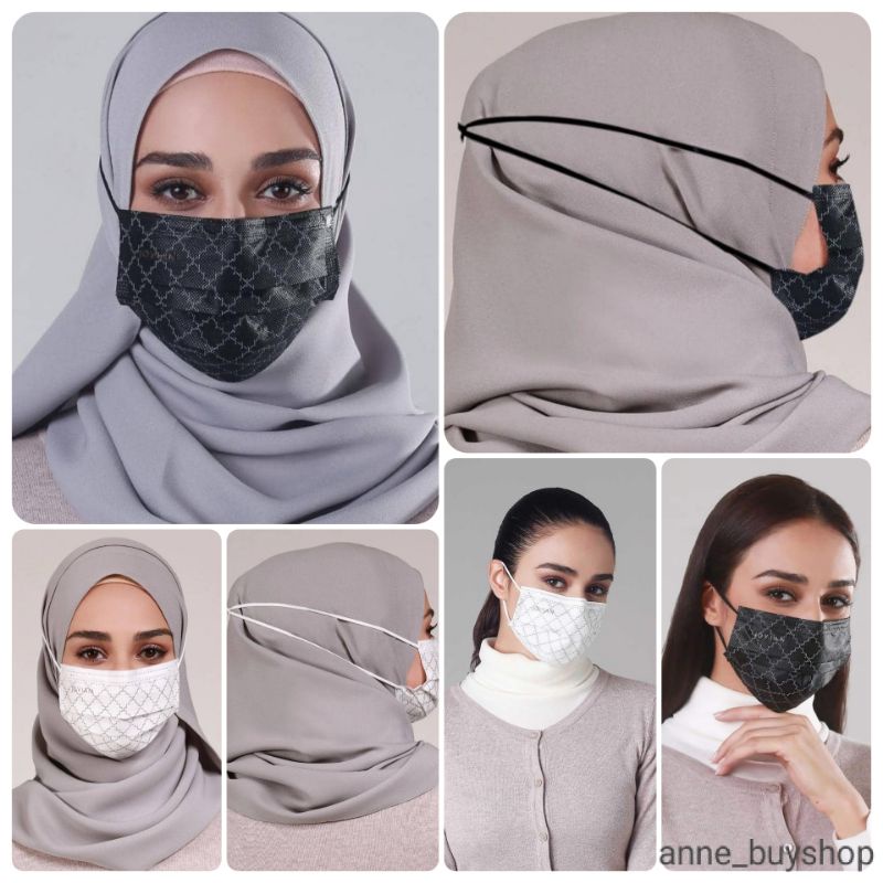 Jovian Mask 3Ply Headloop & Earloop/Pelitup Muka Anti Jerawat ...