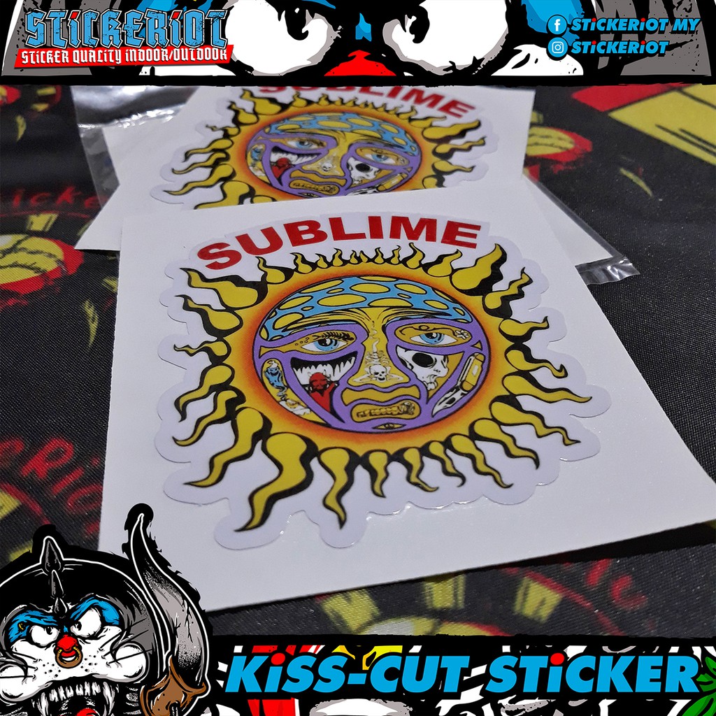 SUBLIME BAND STICKER (1pc) | Shopee Malaysia