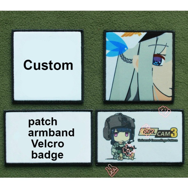 Custom printing/embroidery/patch/armband//badge DIY PVC ...