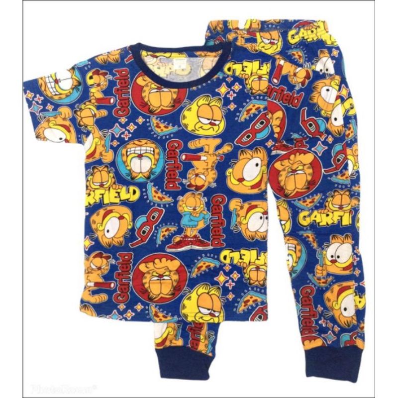 Pyjamas Garfield Full Cotoon Kids & Big Kids | Shopee Malaysia