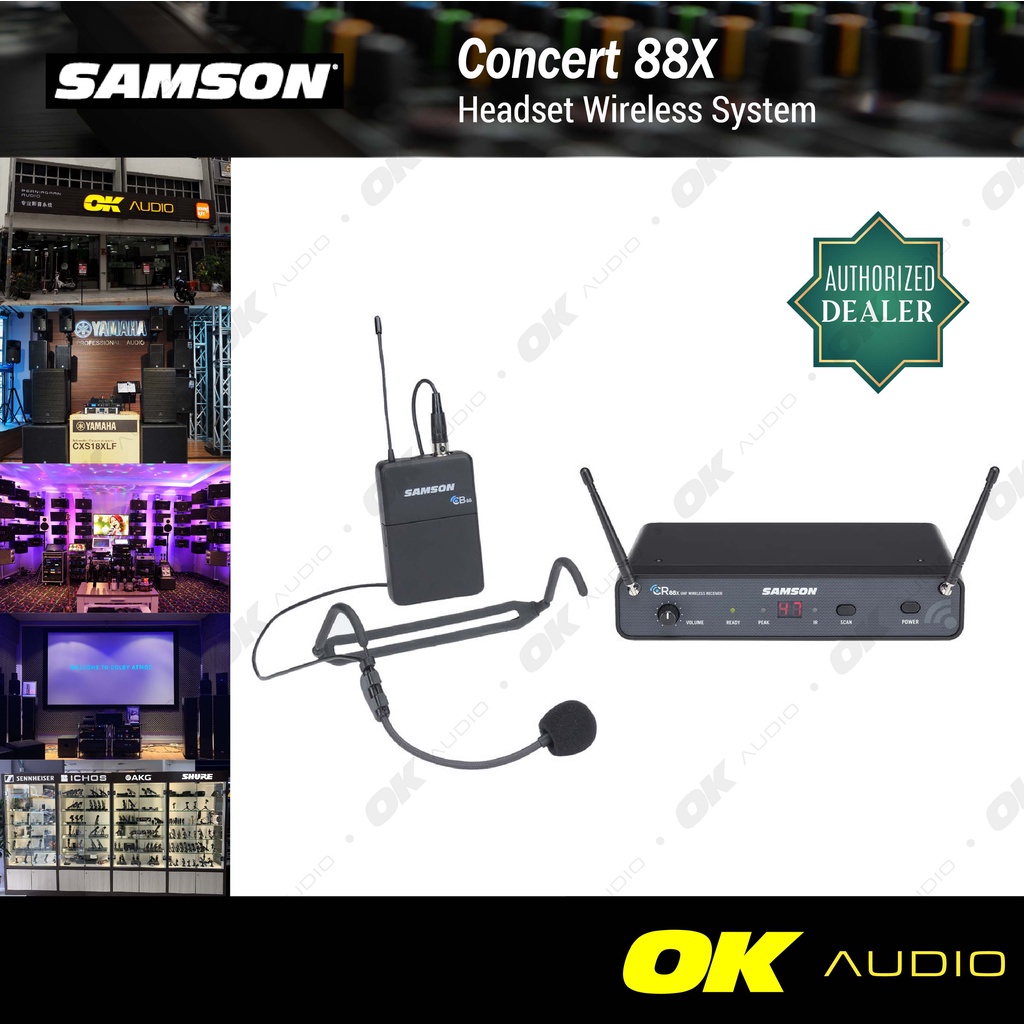 Samson Concert 88X Headset Wireless System | Shopee Malaysia