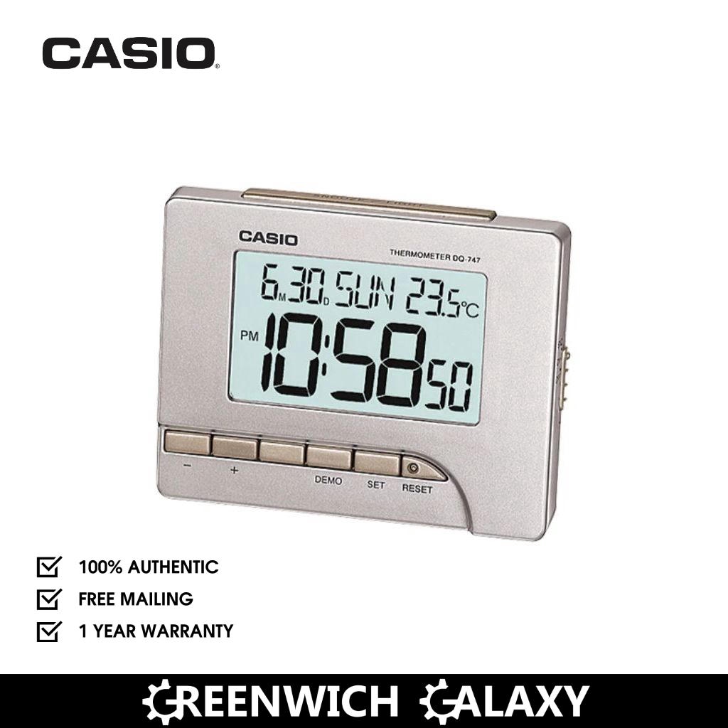 Casio Digital Thermometer Table Clock (DQ-747-8D) | Shopee Malaysia