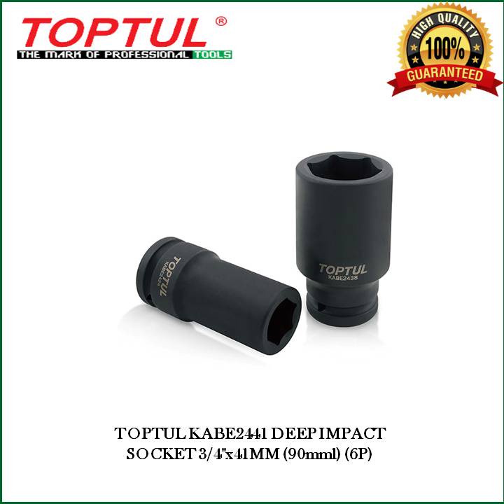 TOPTUL KABE DEEP IMPACT SOCKET | Shopee Malaysia