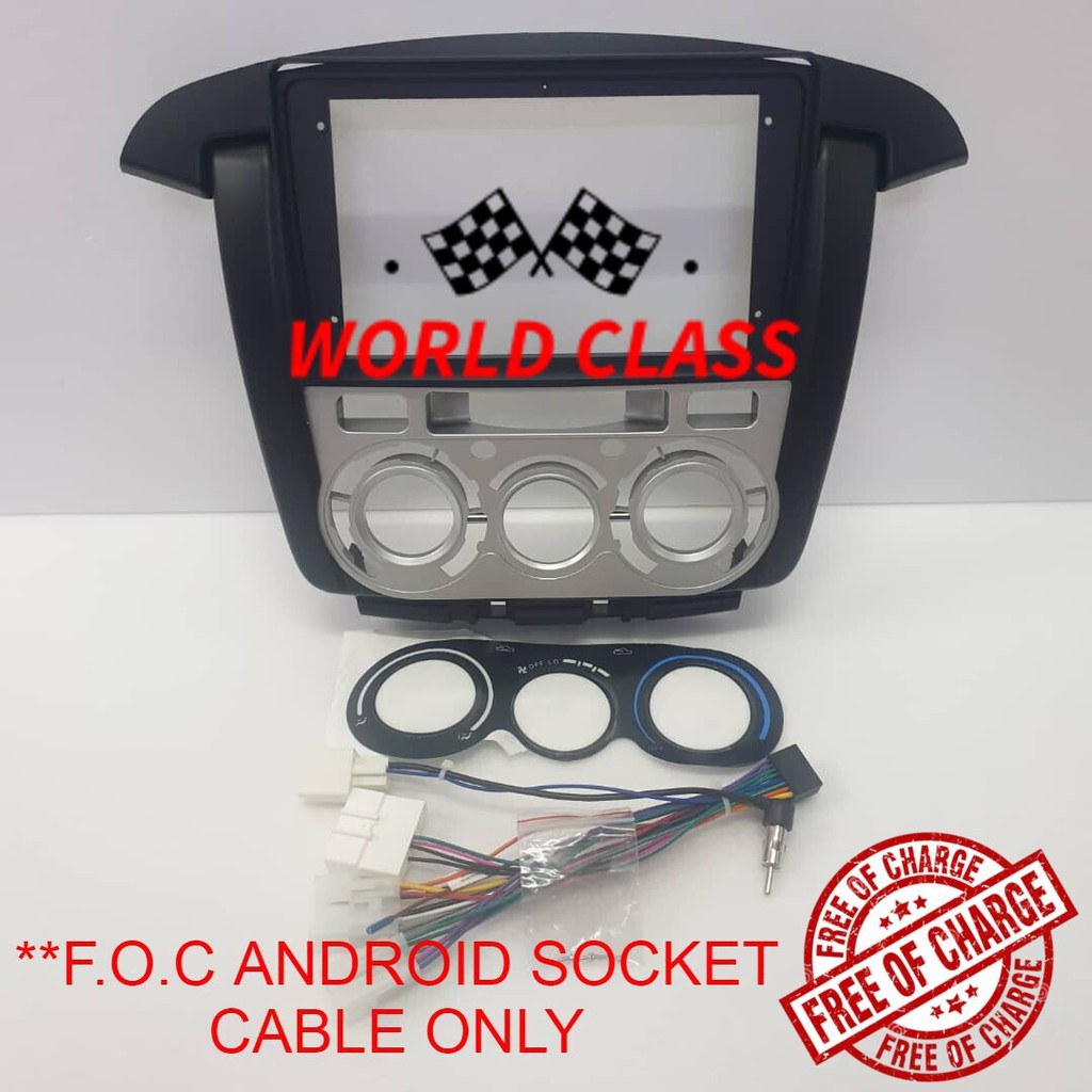 TOYOTA INNOVA 2011-2015 MANUAL 9" ANDROID CASING (FREE PLUG AND PLAY ...