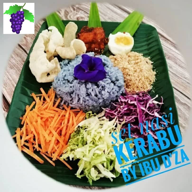 Nasi Kerabu / Set Nasi Kerabu / Sambal Nasi Kerabu / Nasi Kerabu Golok ...