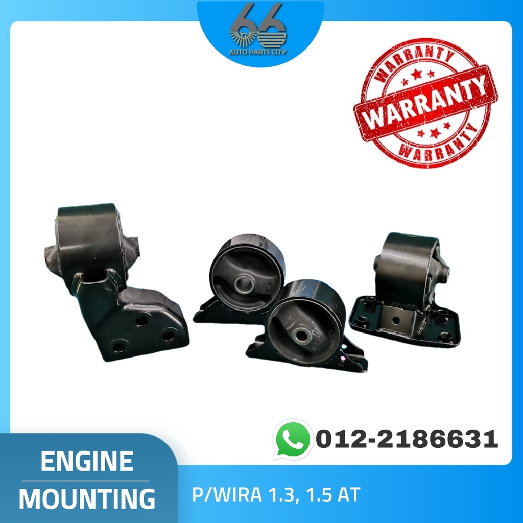 ENGINE MOUNTING PROTON WIRA 1.3,1.5 AUTO/MANUAL SET (MADE IN MALAYSIA ...