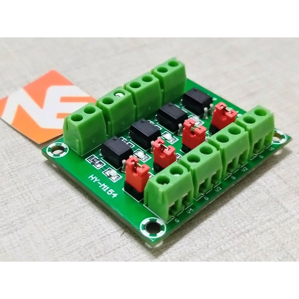 Optocoupler Board 4 Channel PC817 Module Isolated Voltage Converter ...