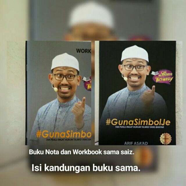🌹Mudah dengan simbol💥💥Ready Stok💥💥Buku Oh Mudahnya Tajwid [OMT ...