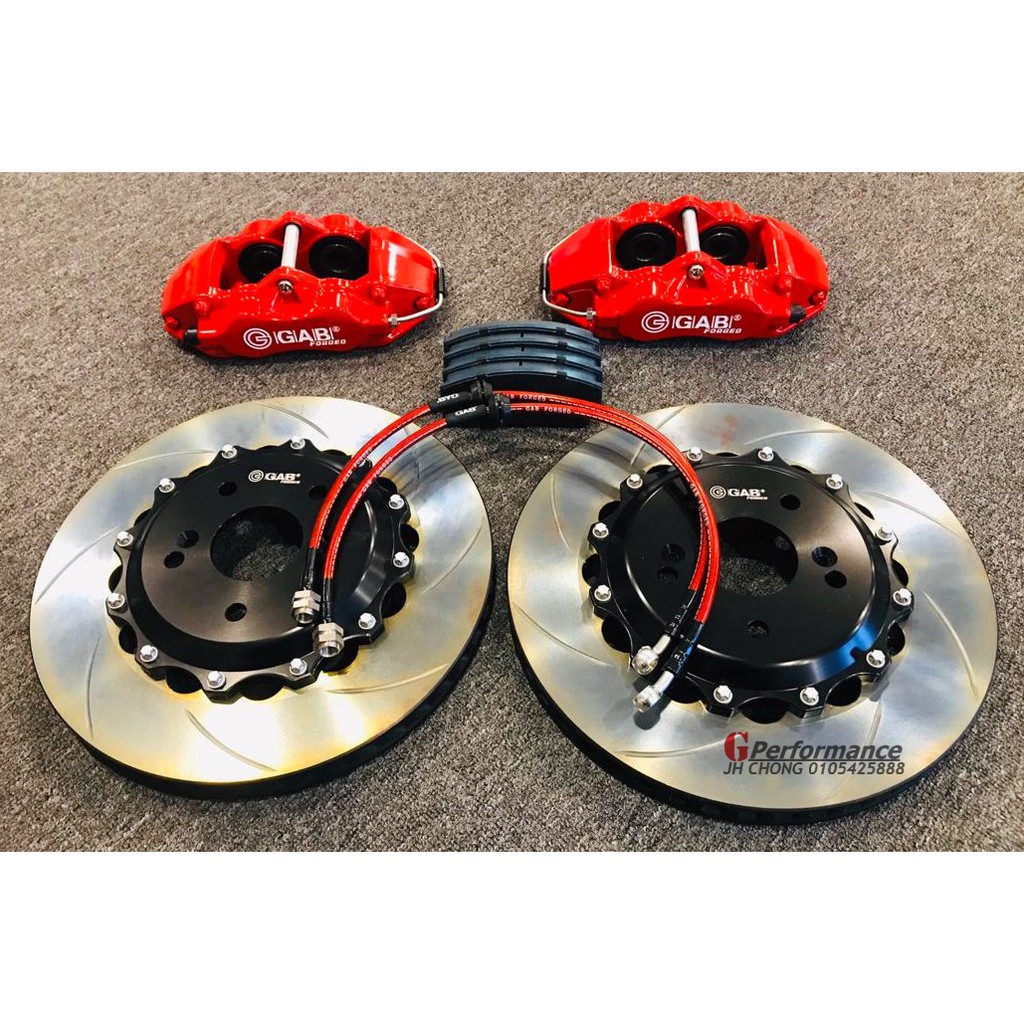 BMW 5-Series F10 2010+ - GAB Forged 4 Pot Brake Caliper 330mm | Shopee ...